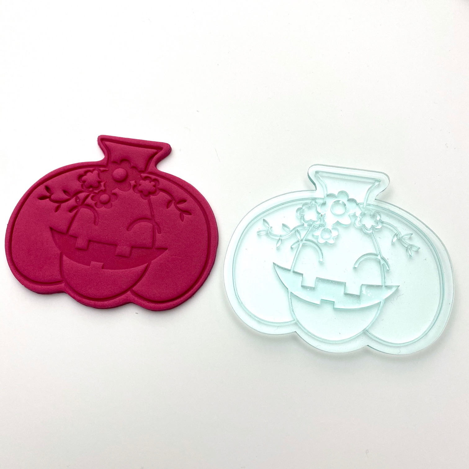 Embosser Stamp Pumpkin Flower Handmade – CutterCraft